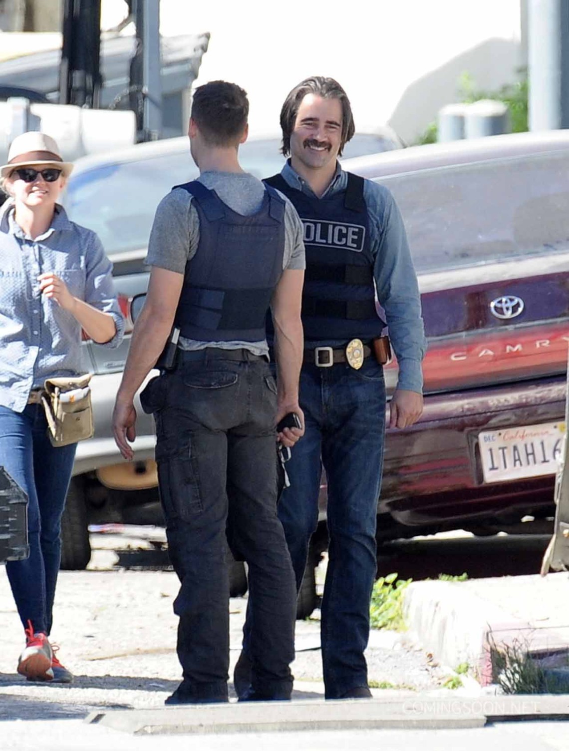 TRUE DETECTIVE: Season 2: Colin Farrell & Rachel McAdams Set Images ...